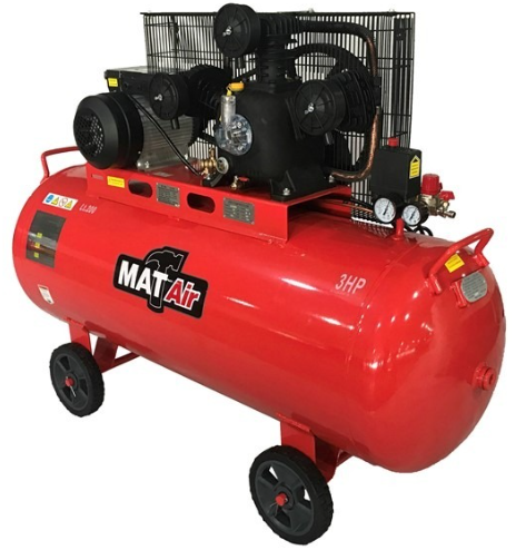 AIR2050- COMPRESSOR MATAIR 2.2KW/3HP 100L W/STYLE – www.orbitindustrial ...