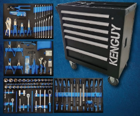126Pcs tool trolley with foam inserts (Kennedy) – www.orbitindustrial.co.za